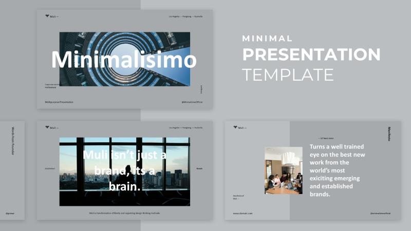 White And Black Minimalist Education Presentation Template - Vixbee